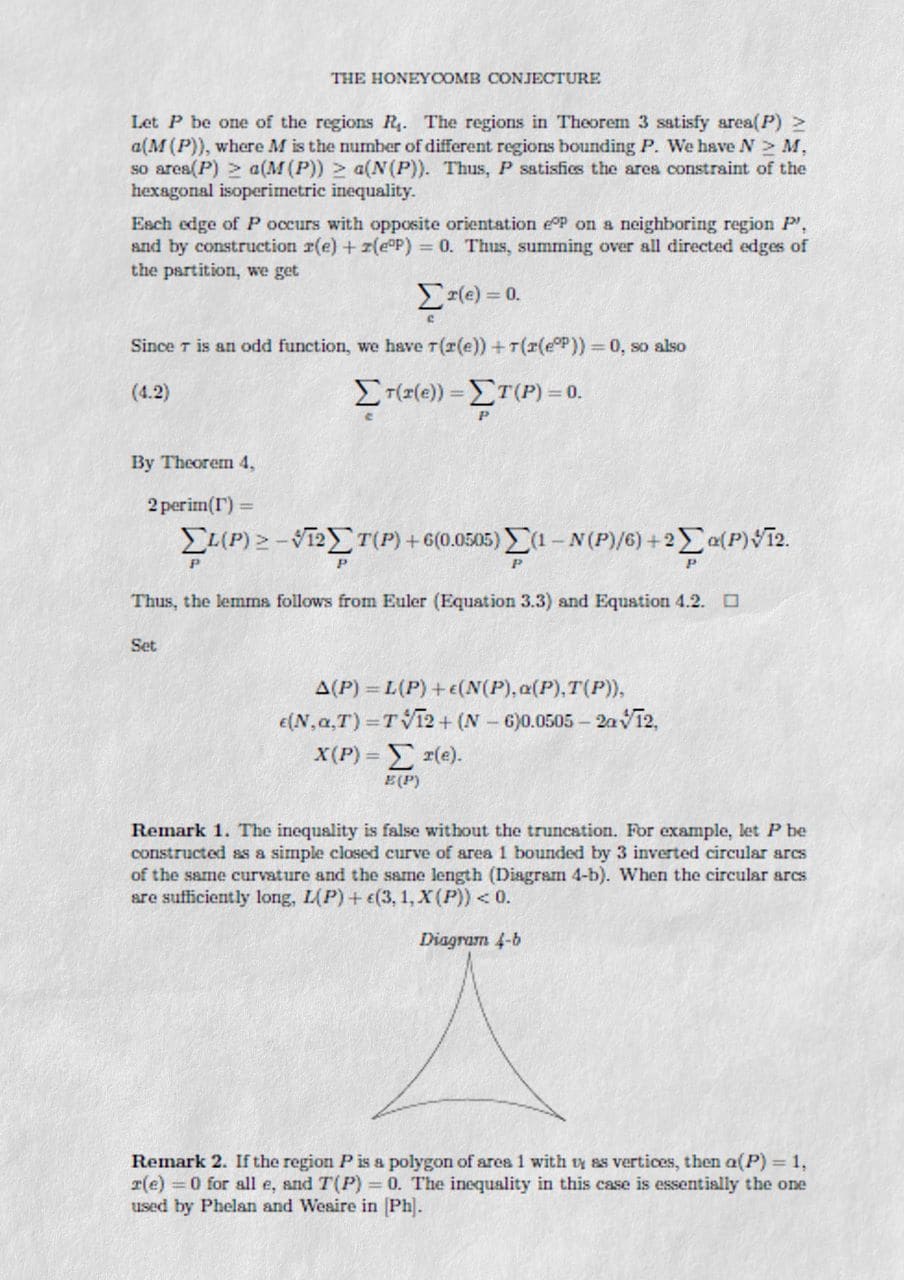 Honeycomb Conjecture & Quran Miracle