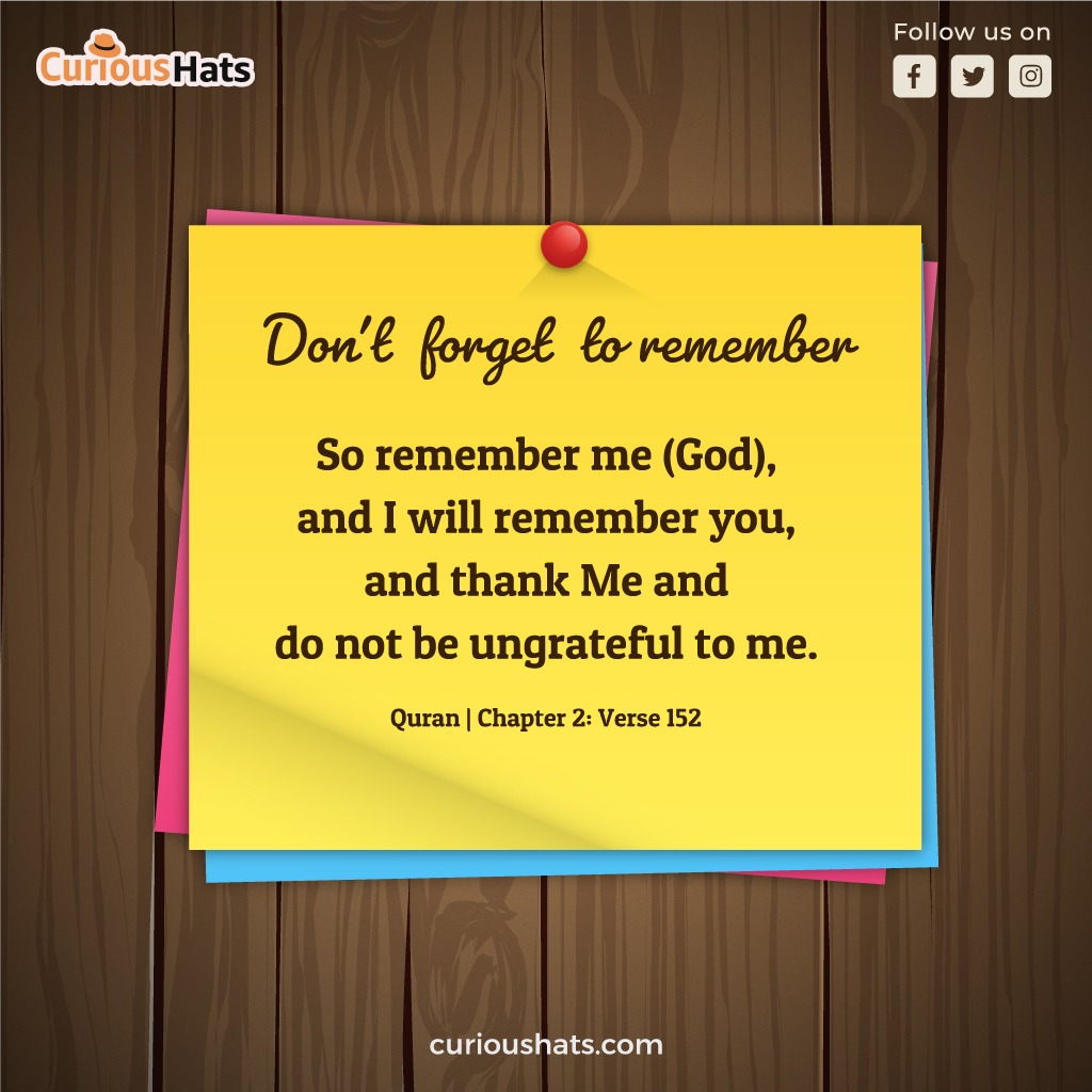 Remember God | Curious Hats