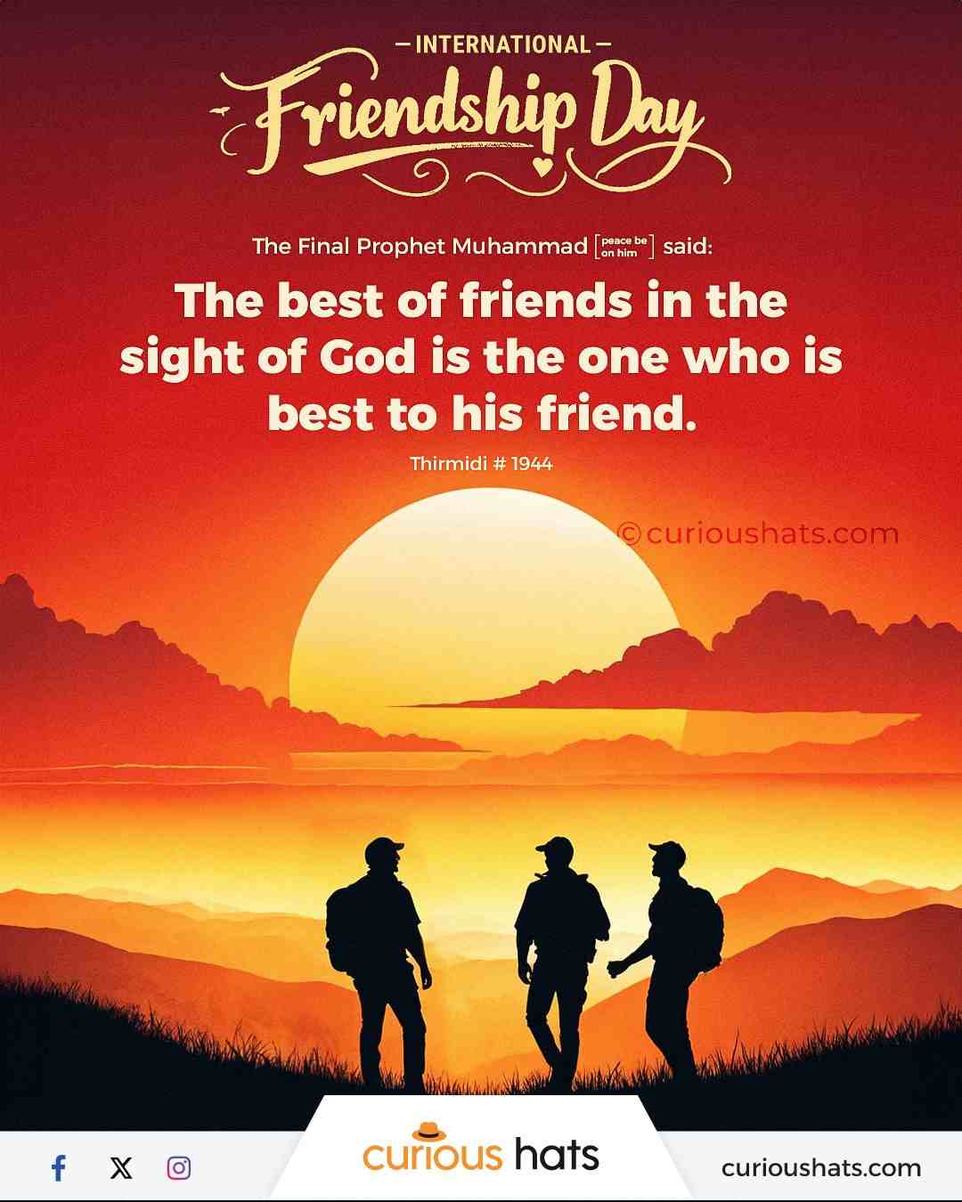 International Friendship Day | Curious Hats