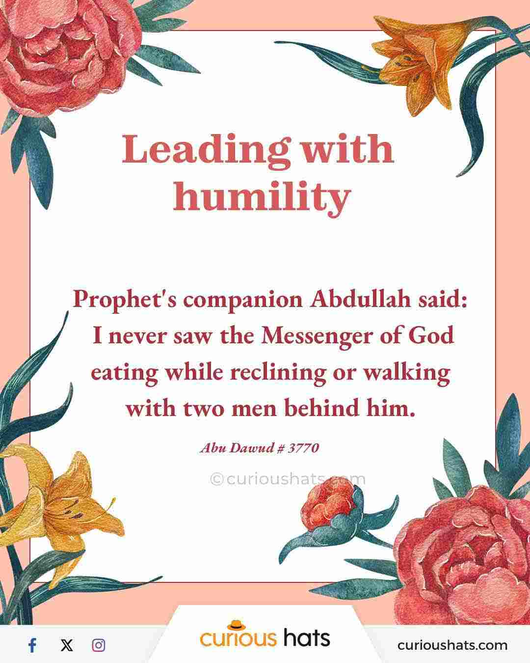 Prophet Muhammad (peace be on him) | Curious Hats